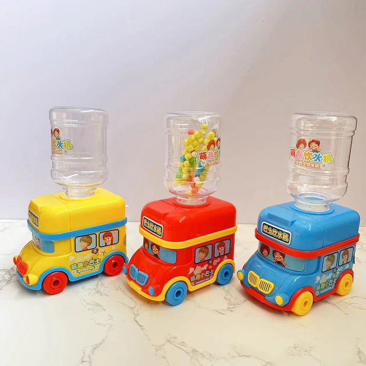 Candy Filled Toys Water Dispenser Bus Car Toy Candy Toys - Buy Toy ...
