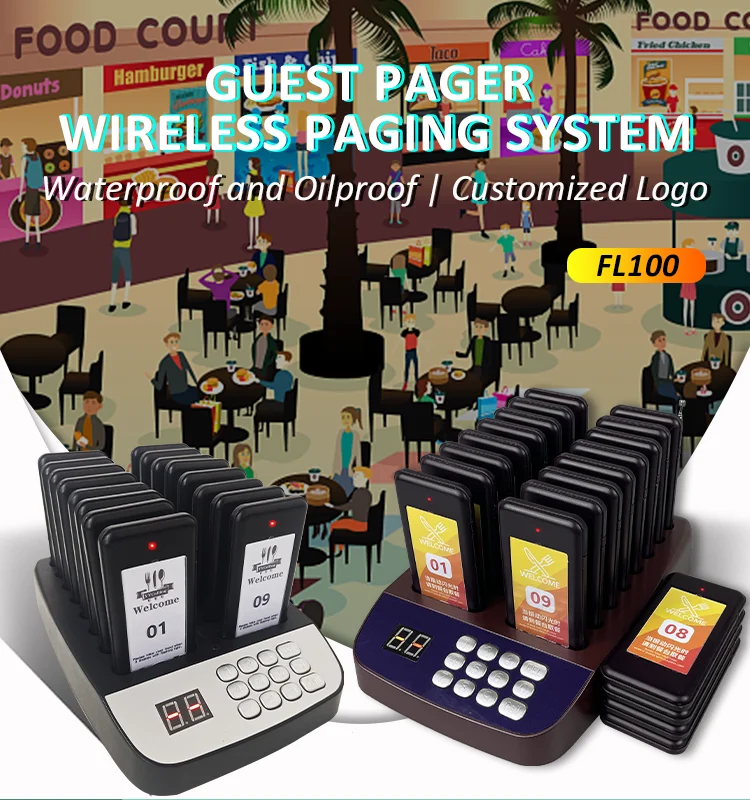 Coaster Paging System - Efficient Wireless Restaurant Beepers