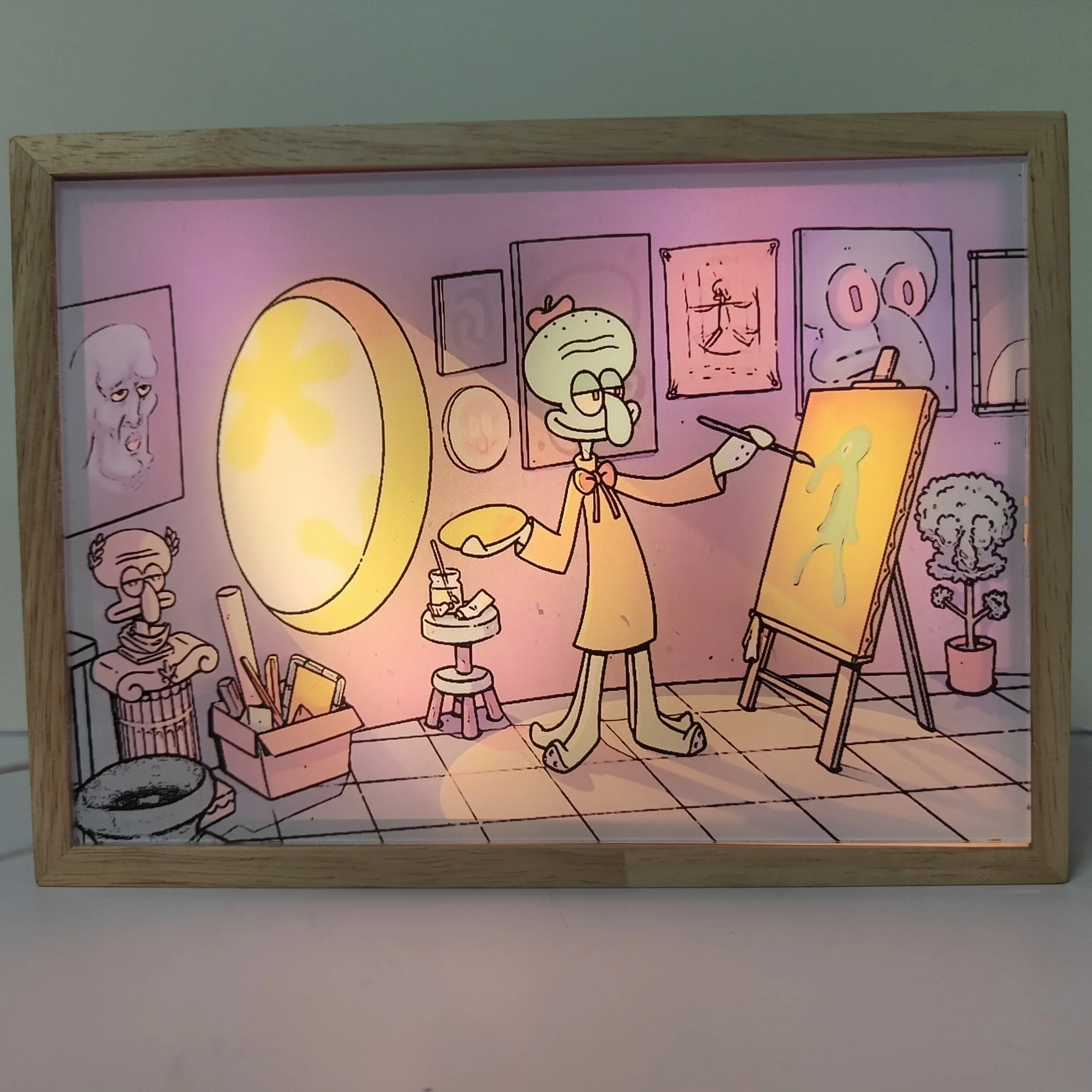 Customize 3D Creatives Acrylic Board LED Art for Decoration