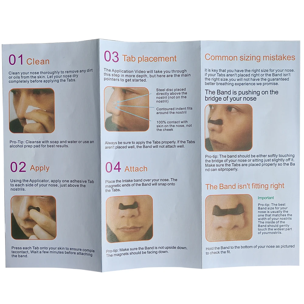 Sport Magnetic Nose Opener Nose Expander Breathing Magnetic Patch Nasal ...