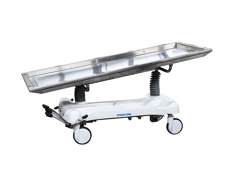 Hydraulic Morgue Equipment Cadaver Corpse Stretcher Stainless Steel ...