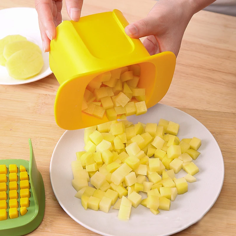 Multifunctional Manual Hand Press Potato Plastic Cutter