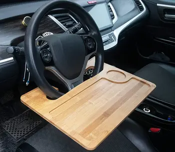 Bamboo Steering Wheel Tray,Car Steering Wheel Tray Table For Eating ...