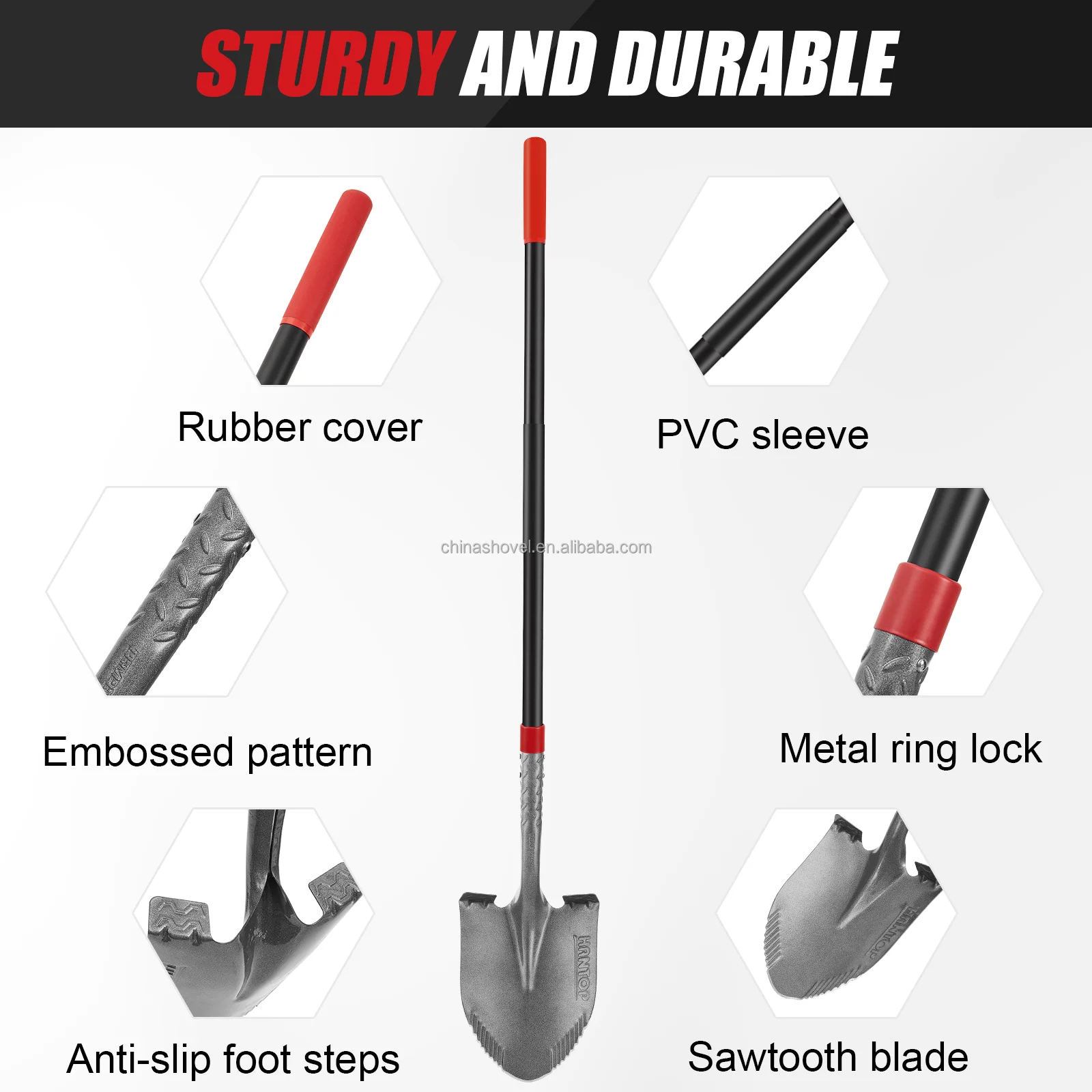 Yutong New Design Garden Tools Shovel Digging Shovel Spade Landscape ...