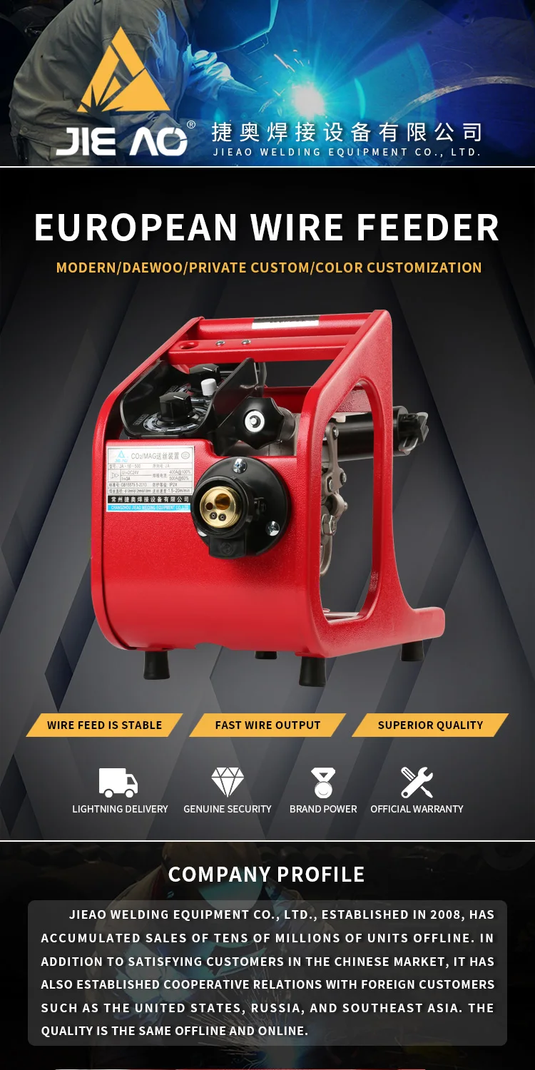 Mig/mag Wire Feeder Double Servo Long Connector Welding Machine Wire ...