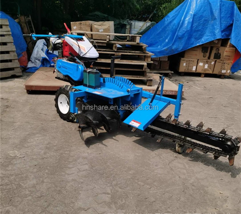 Small Chain Hand Held Trench Digging Machine for Fiber Optic Pipeline ...
