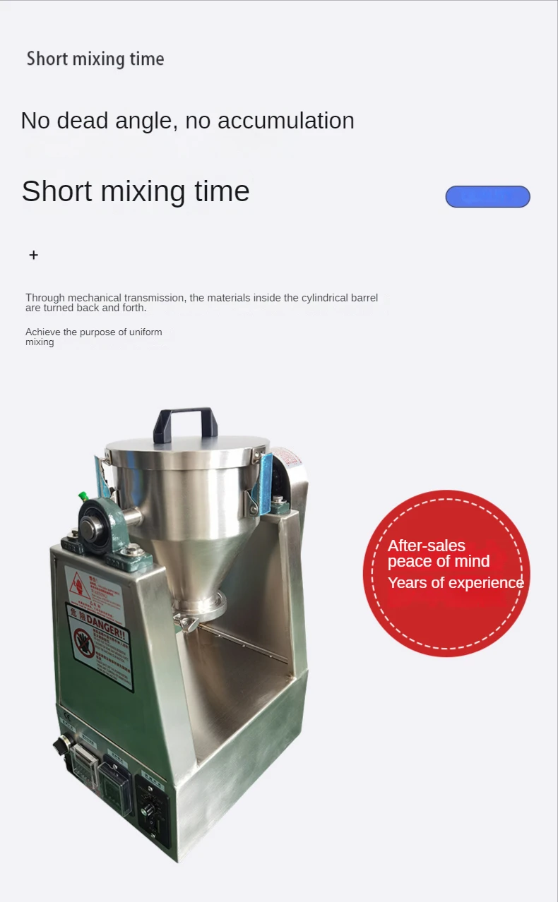 Small Dry Powder Mixer Granule Mixer 1KG 2KG 3KG Laboratory Mixer ...