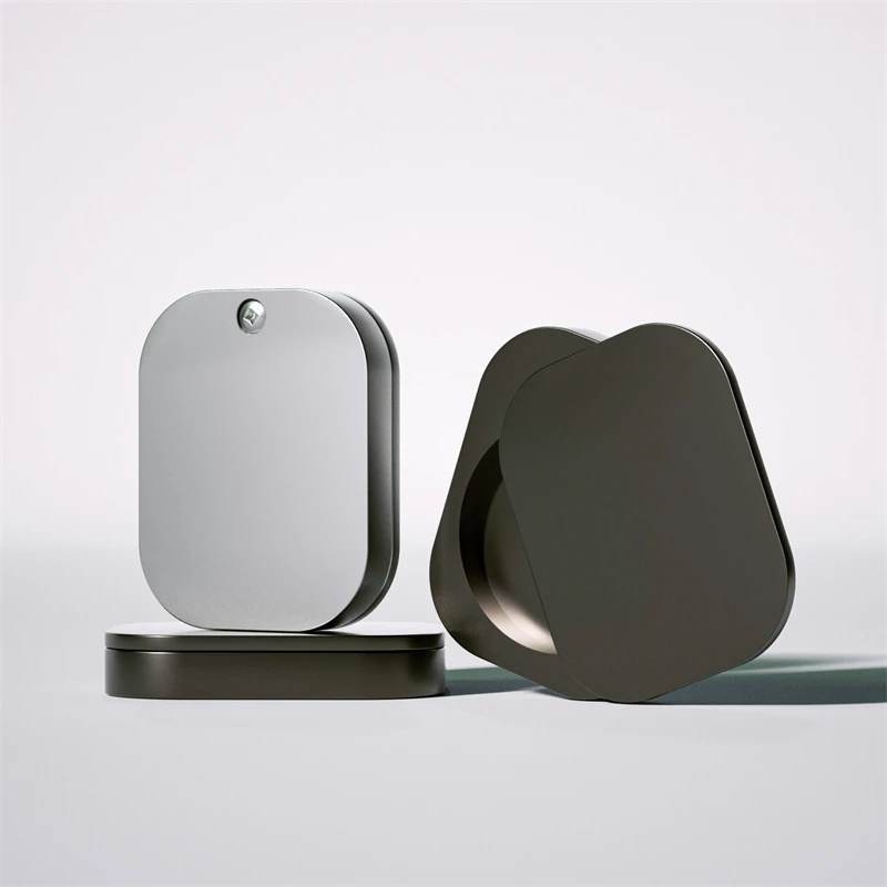 Luxury Solid Perfume Case - Unique Black Magnetic Container