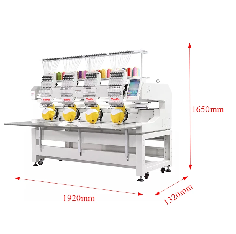 Hot Selling 4 Head Automatic Embroidery 12 15 Needles Computerized Good ...