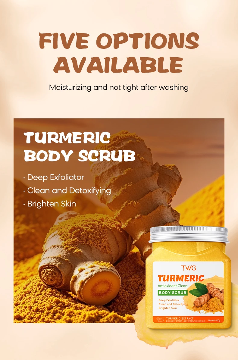 TWG RTS Turmeric Body Care Set - Anti Aging & Whitening