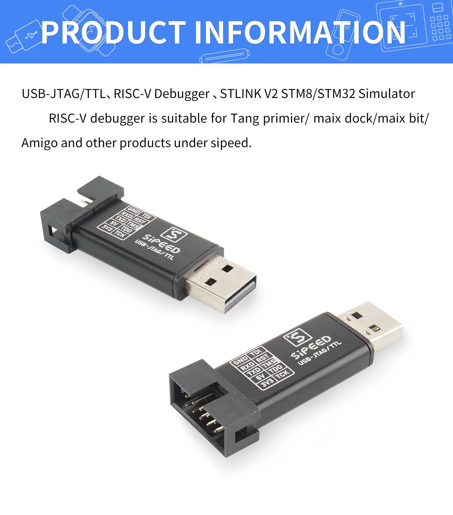 Sipee Usb-jtag/ttl Risc-v ดีบั๊กเกอร์ Stlink V2 Stm8/โปรแกรมจำลอง Stm32 - Buy Usb-jtag/ttl Risc ...