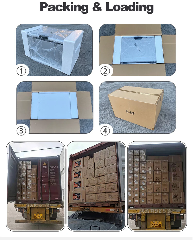60l/80l Big Capacity Car Fridge Dc 12/24v Camping Freezer Portable ...