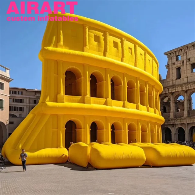 Custom Models Iconic Inflatable Buildings,Giant Inflatable Castle ...