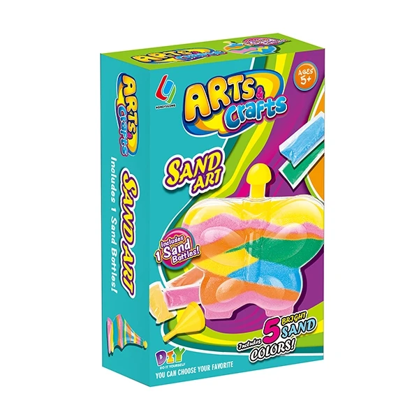 Funny Diy Colored Super Sand Toy Plastic Art Activity Kit For Kids ...