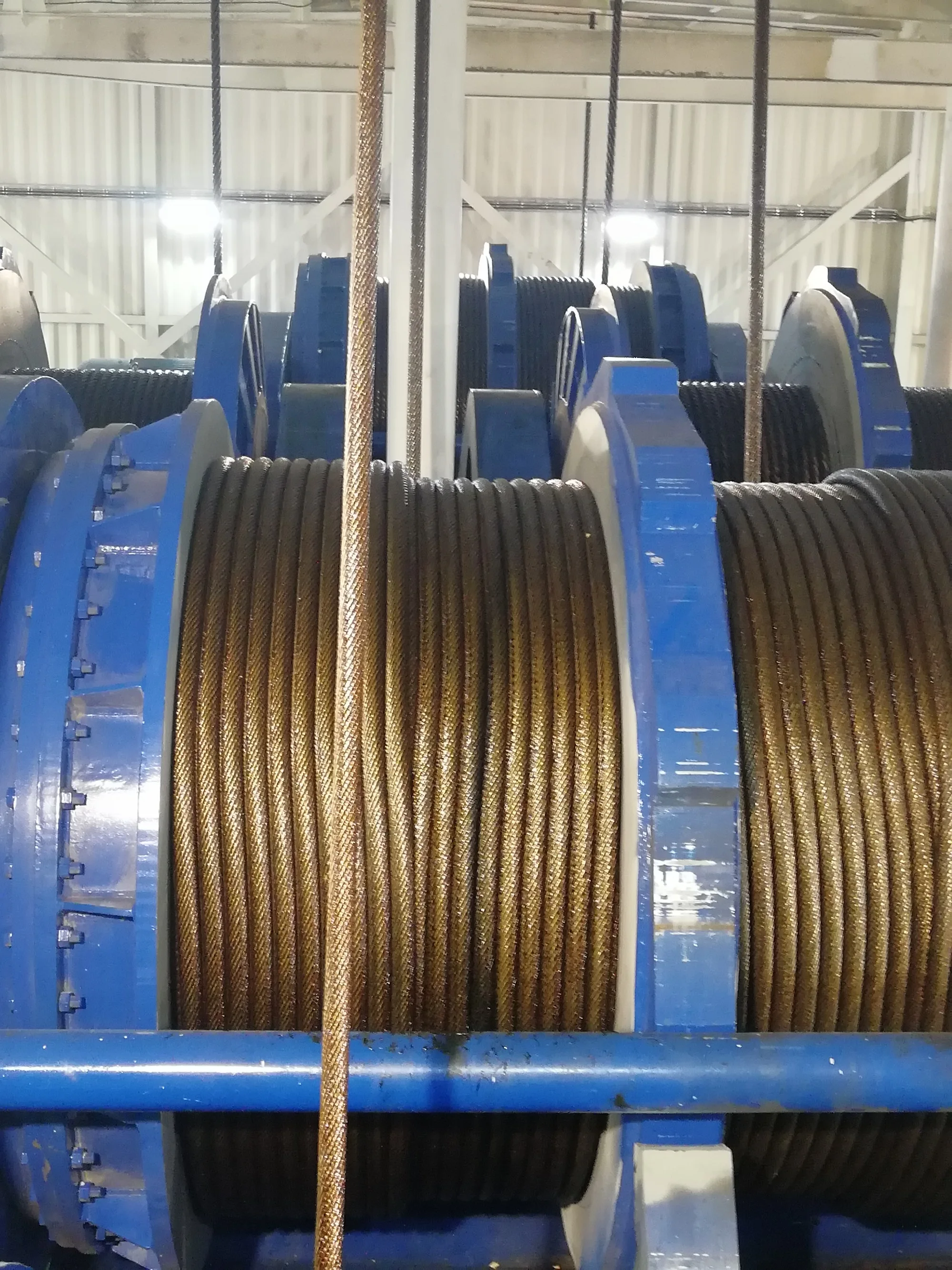 15 Tons Q355b Lebus Grooved Cable Drum For Hydraulic Pulling Machine ...