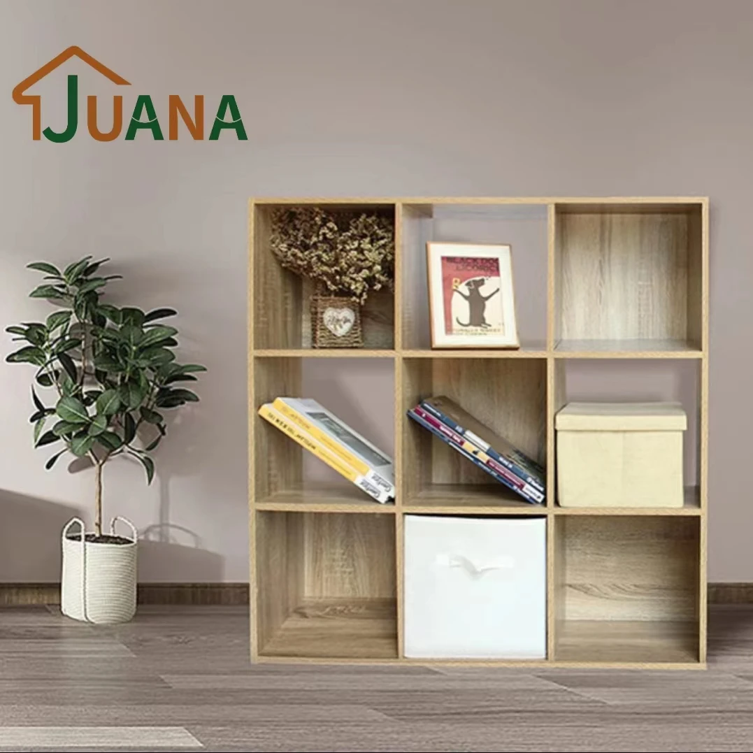 Wood Bookcase,Multi-tier Bookshelf,Freestanding Decorative Storage ...