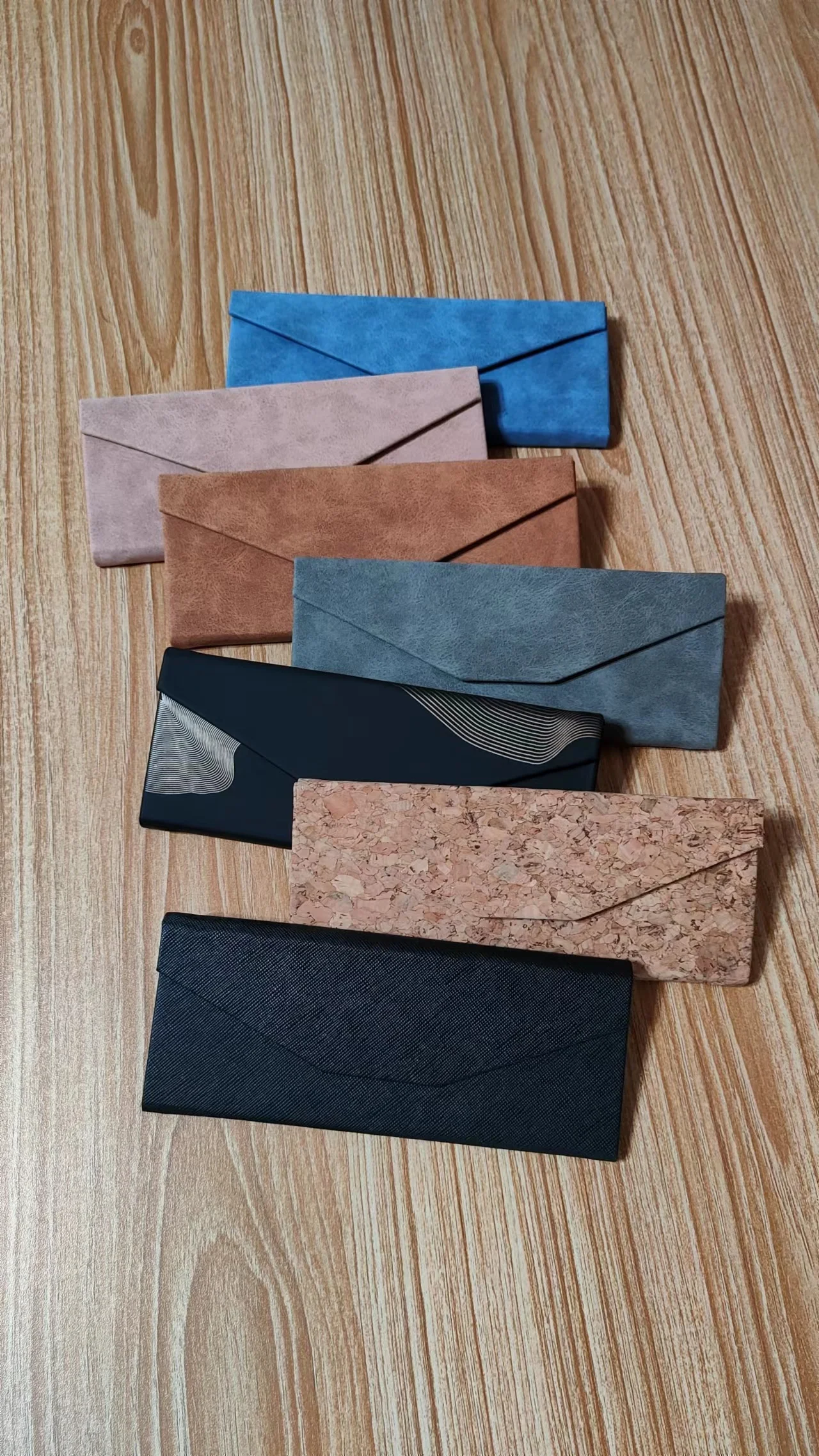 Wood Cork Fold Eyeglasses Cases For Reading Glasses Box Bag Spectacles ...