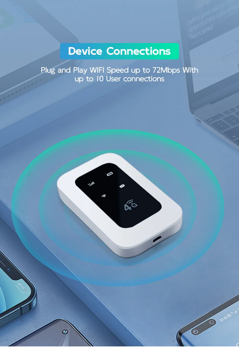 Mifis 4g Lte Router Sim Card Router Pocket Hotspot Portable Wifi ...