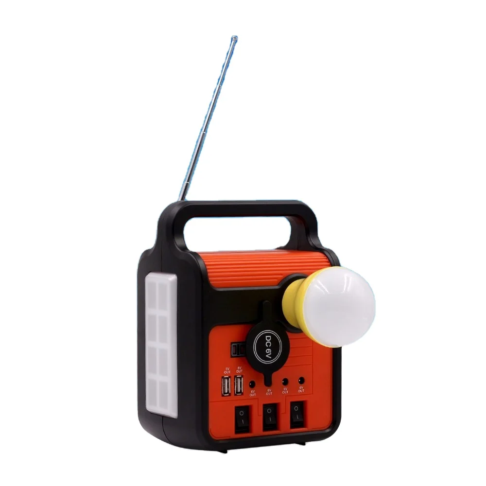 Portable Solar Panel Energy System Camping Lamp Light Power Mini ...