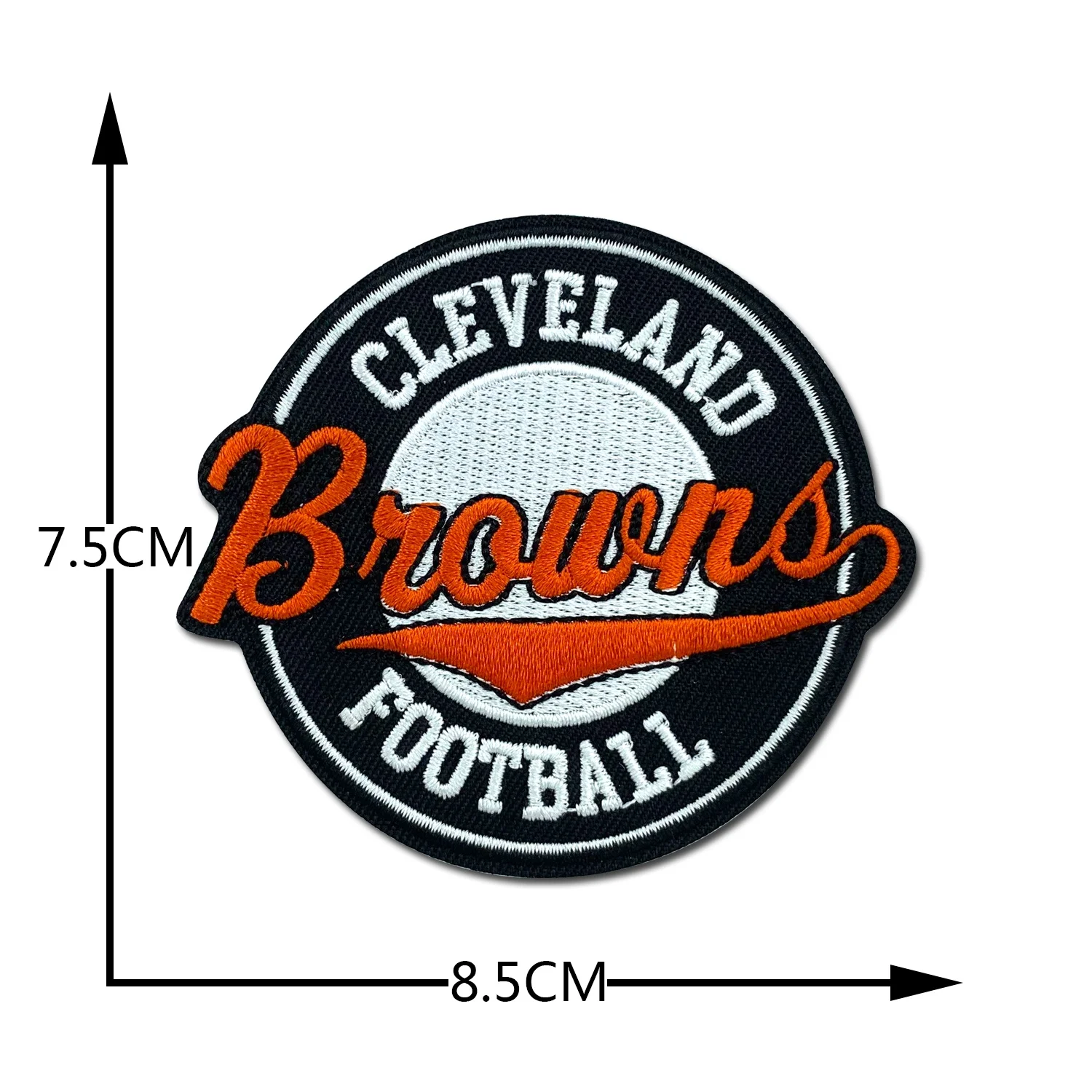 Hot Sale Baseball Football Embroidery Iron On Round Sports Team Patches ...