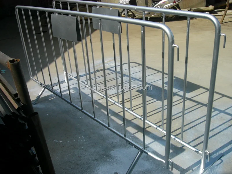Metal Fence Traffic Control Barricade Steel Portable Customized ...