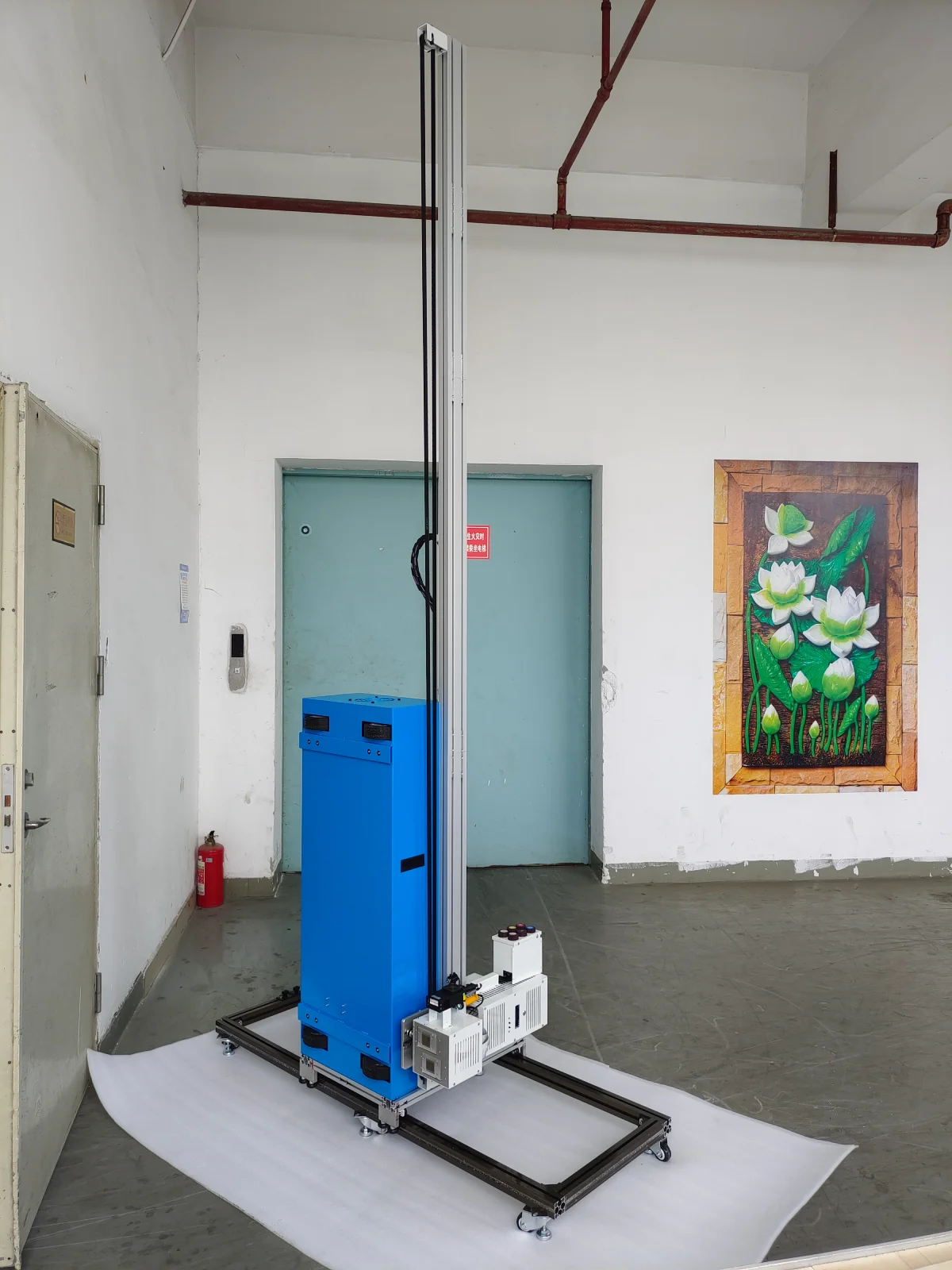 Vertical Direct Print To Wall With Water Base Inkjet Printer For Indoor ...