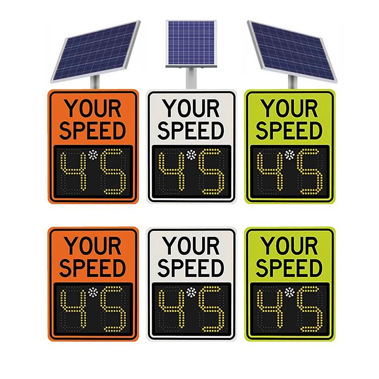 Solar Powered Radar Speed Feedback Signs - Enhance Safety