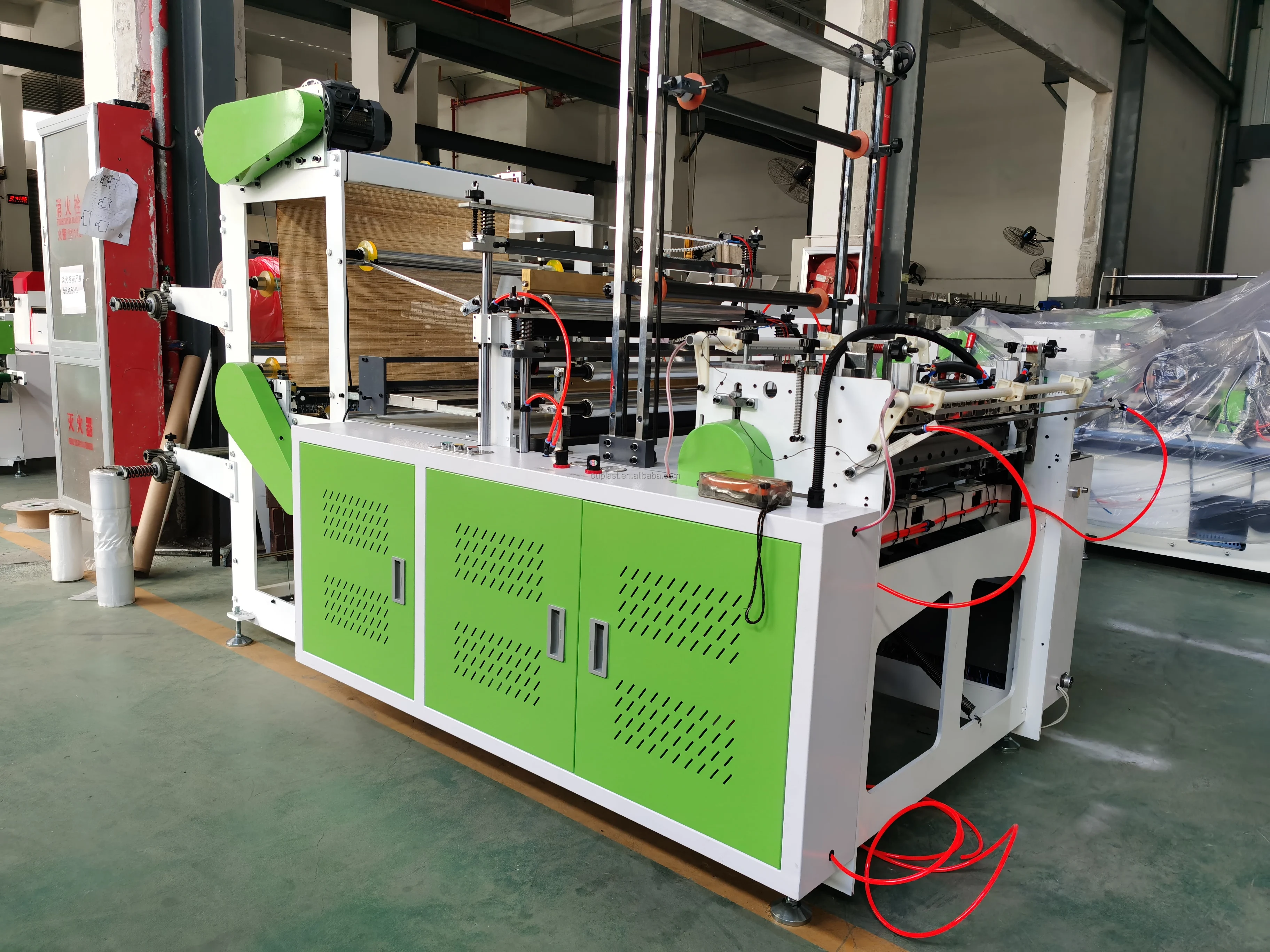 Multi Function Automatic Plastic Bag Maker Machine Made D Cut Shopping ...