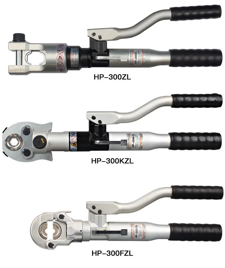 HP-300FZL Hydraulic Cable Crimper 16-300mm2 with Latch Type Rotatable ...