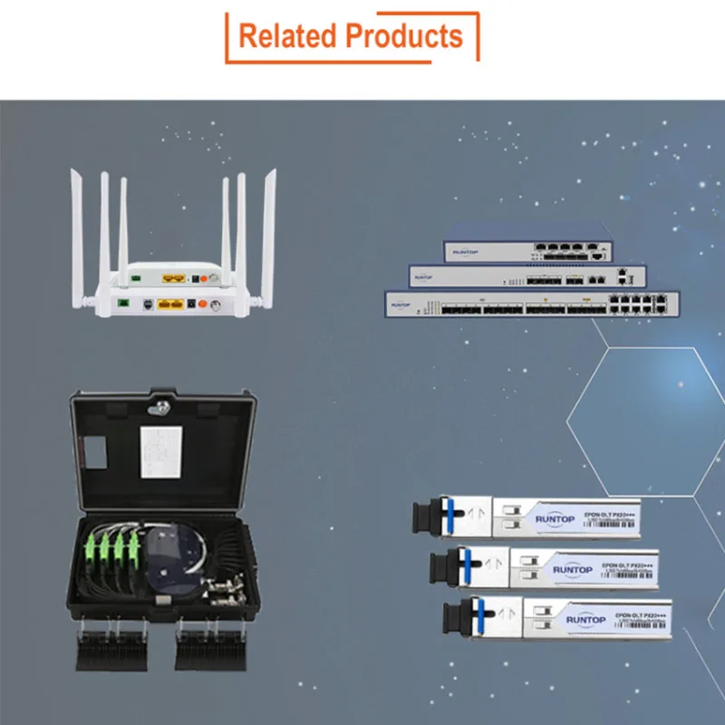 Sfp 4 Ports Olt Epon Sfp Transceiver 1.25g Px20+ 20km Gepon Olt Sfp Olt ...