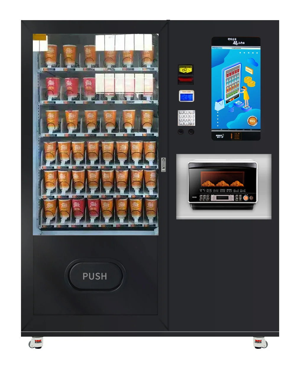 Customize Auto Snack Bottled Water Beer Cold Drink Vending Machine Factory