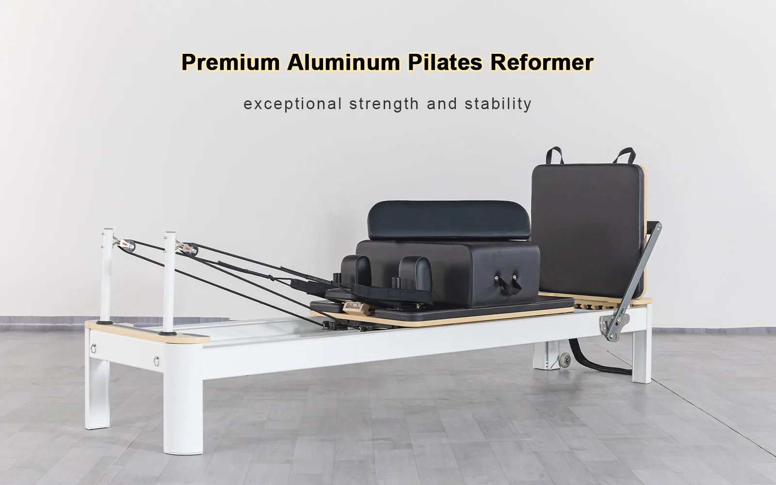JUMO Brand Commercial Use White Aluminum Reformer Pilates