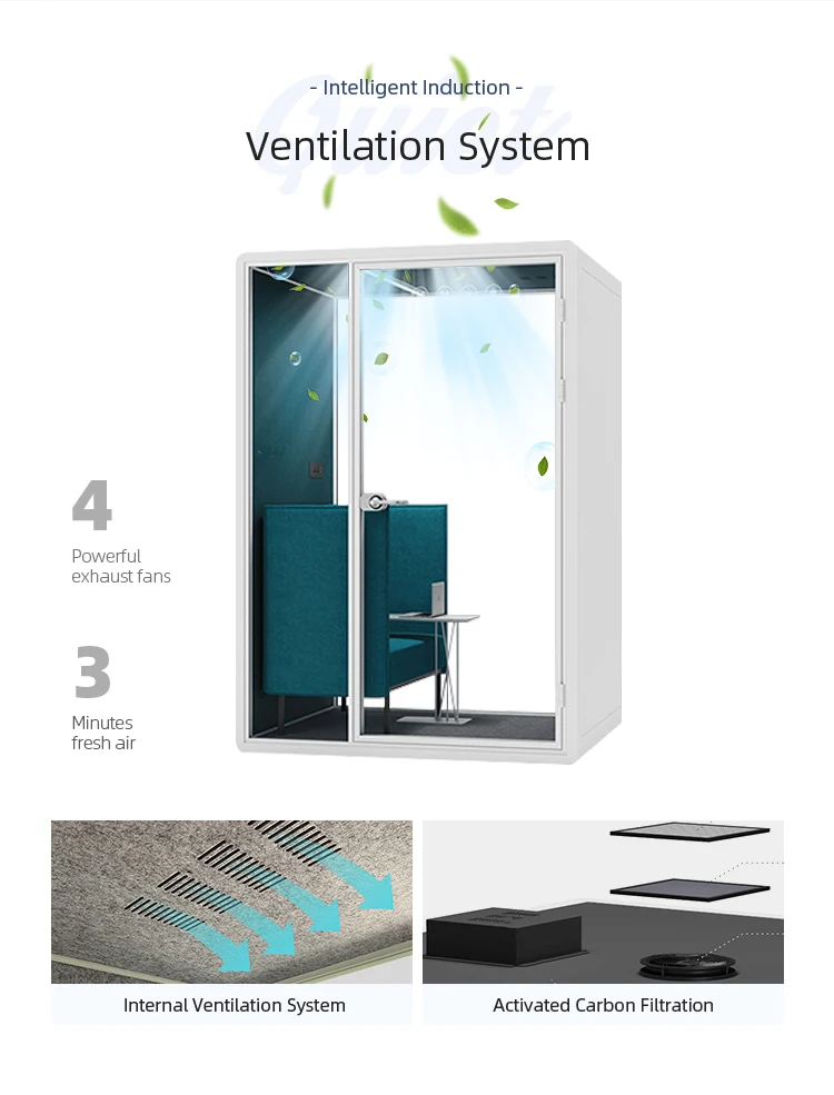 Indoor Office Booth Large Size Office Pod Meeting Conference Prefab ...
