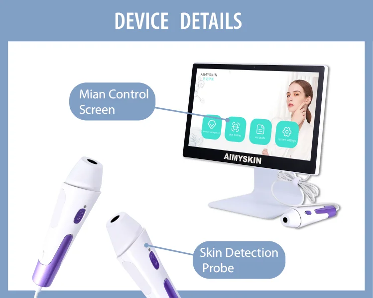 Portable Ai Skin Detector Tester Analyzer Machine Facial Skin Analyzer ...
