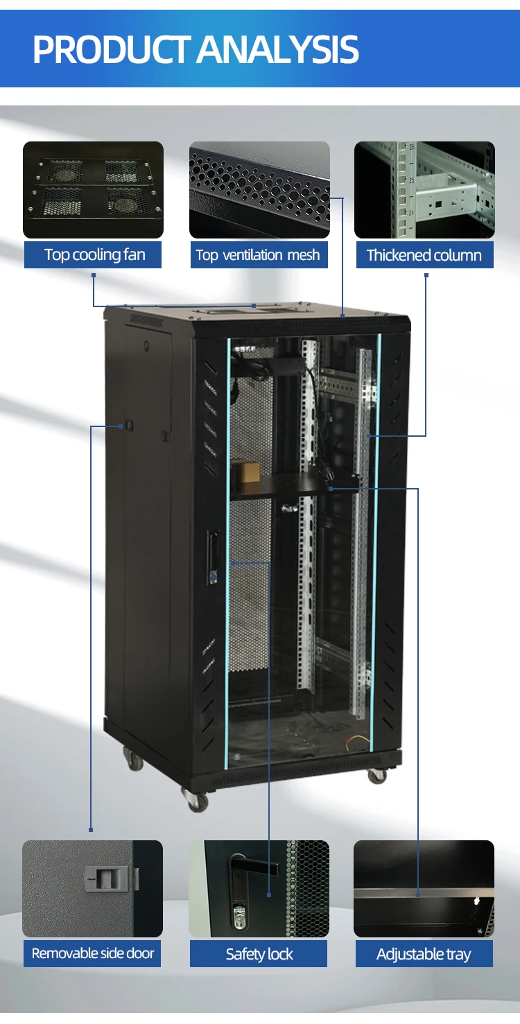 Customization Server Rack 42U Outdoor Metal Network Cabinets Data ...