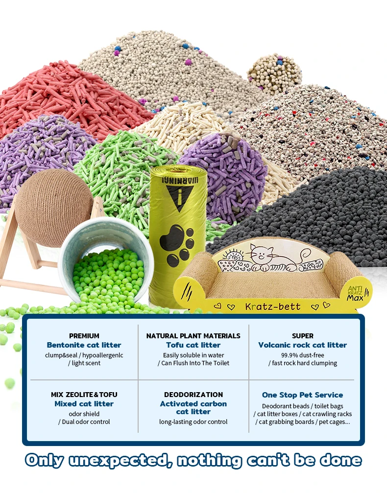 Arena Para Gatos Cat Sand Factory Dust Free Clumping Bentonite Tofu Cat ...