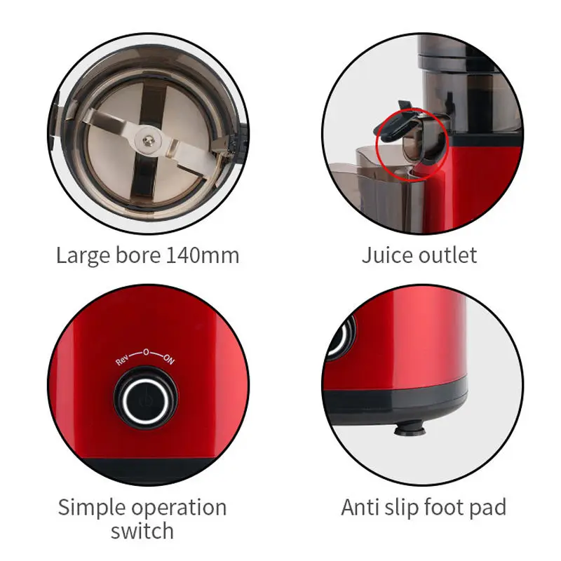 Professional Juicer Large-diameter Fully Automatic Juicer Juicer ...