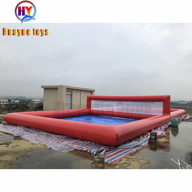 Large Pool Inflatable Volleyball Field - Fun & Sports