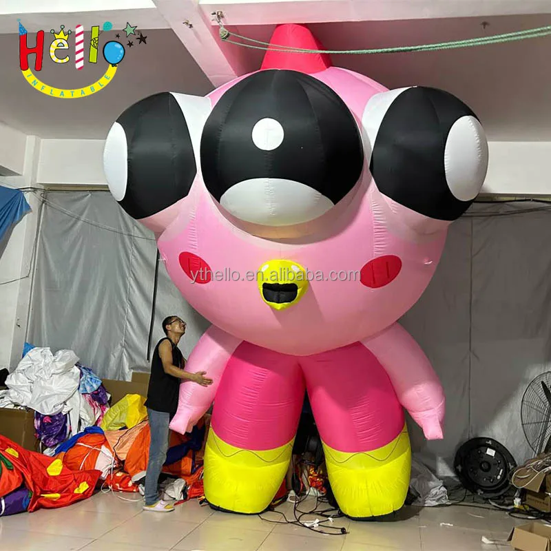 Giant Cute Pink Inflatable Cartoon Model For Event Decoration - Buy ...