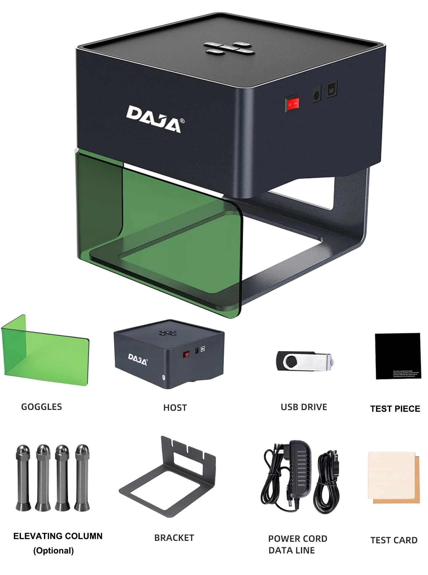 Daja Mini Dj6 Laser Marking Machines Laser Printer Laser Engraver For ...