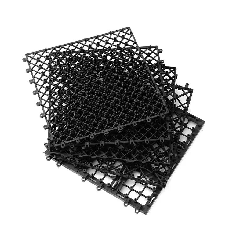 Natural Stone Tile Turf Interlocking DIY Floor Tiles with Plastic Base ...