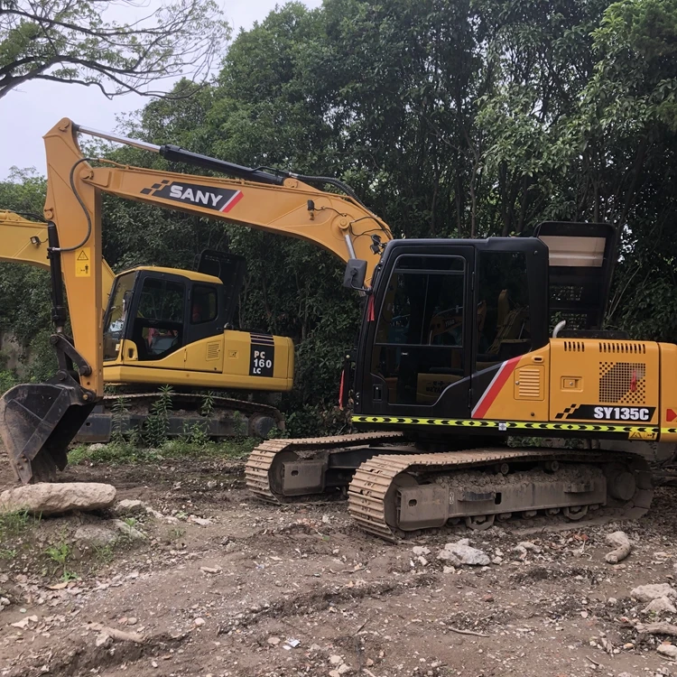 Perfect Performance Sany Excavator Sy135 In Shanghai With Good ...