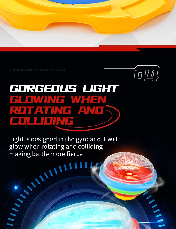 Wholesale Kids Children Luminous Gyroscope Led Flashing Plastic ...