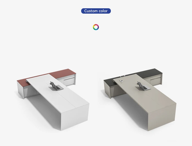 New Design Modern White Office Executive Boss CEO Desk Table| Alibaba.com