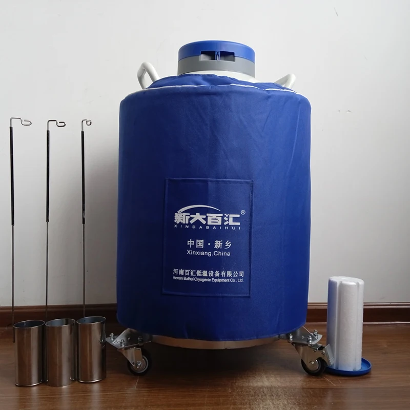 30L LN2 Transport Dewar Dolly - Efficient Liquid Nitrogen Storage