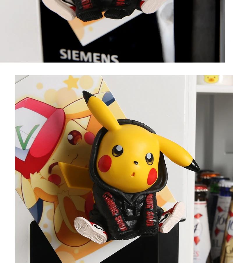 Pikachu Figures Fridge Magnets - Durable & Customizable
