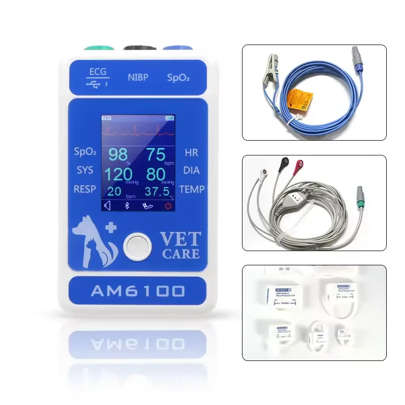 Portable Medical Monitor Multi-parameter Vet With App Veterinary ...