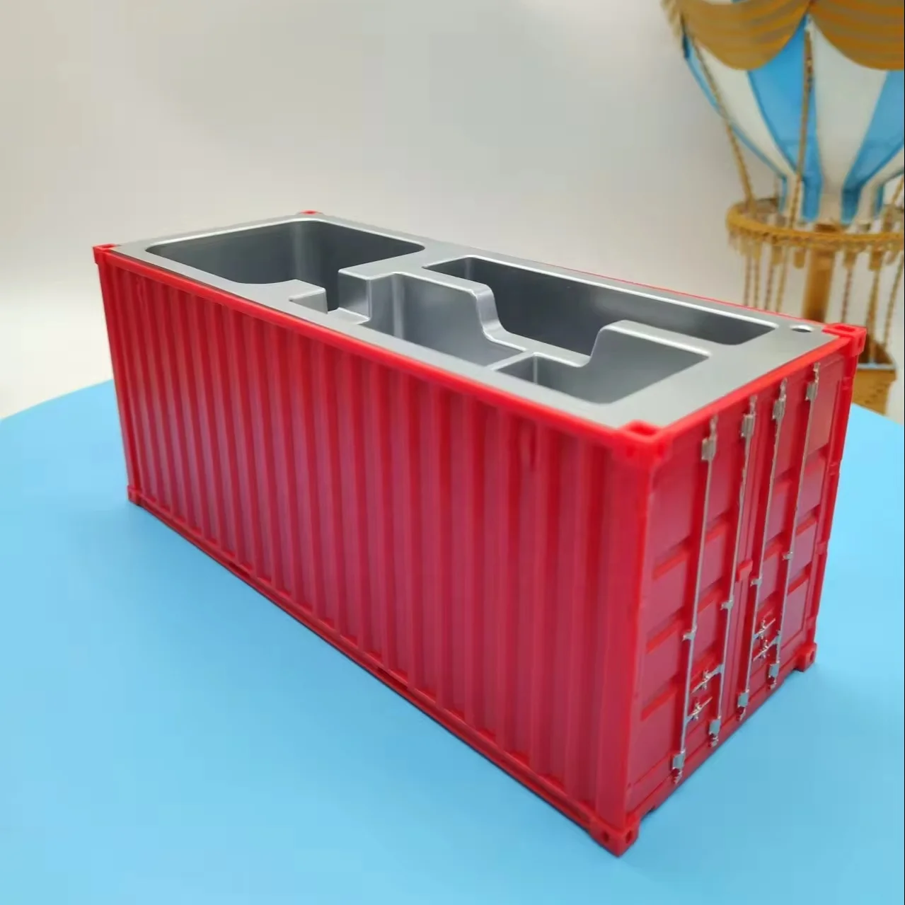 Simulation Shipping Container Model 20ft Mini Toys Logistics Container ...