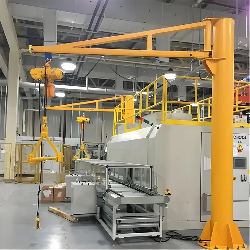 Inclined C-rail column cantilever crane type cantilever crane room 0.5t ...