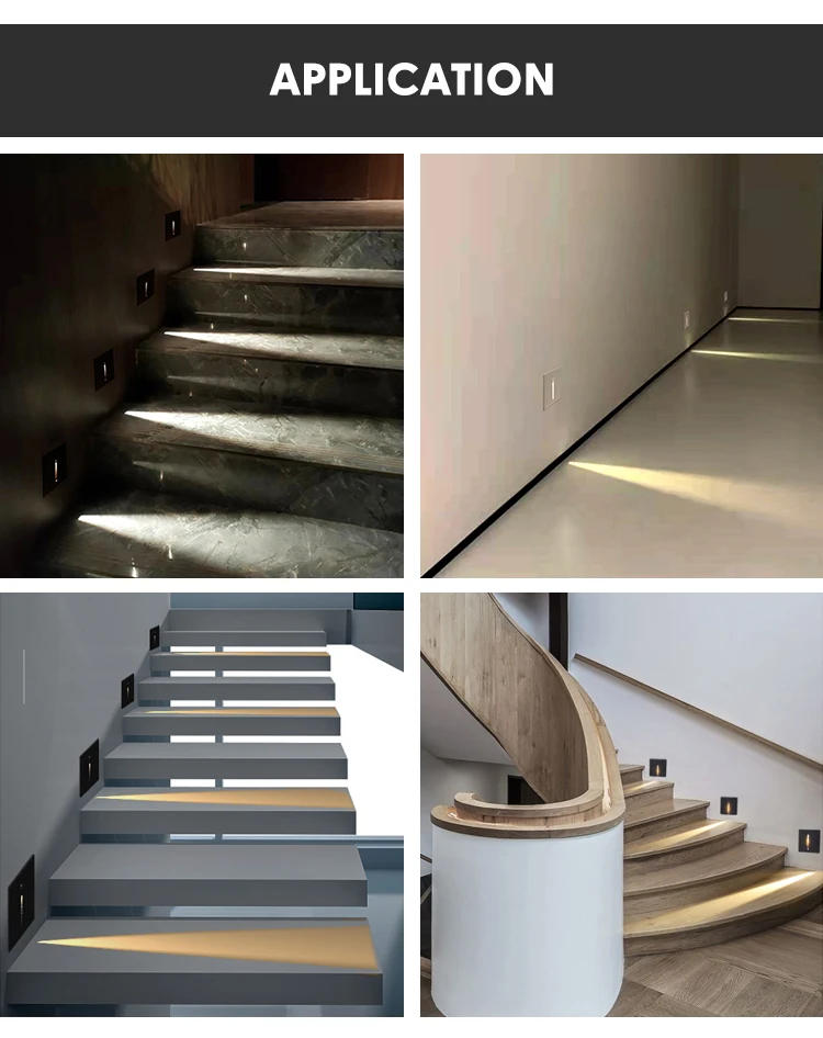 DGLUX LED Stair Lights - Modern, Waterproof, and Efficient